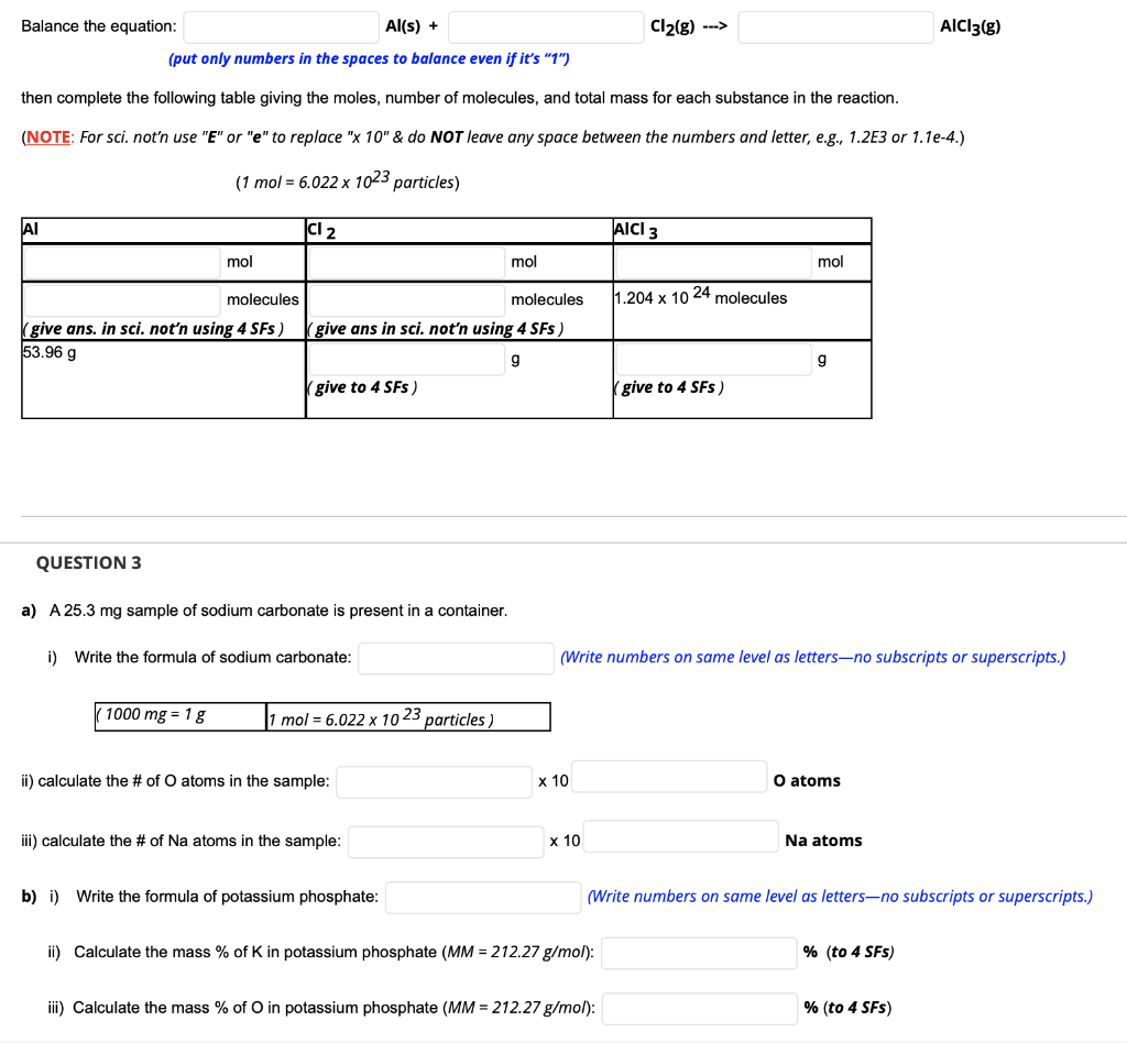 Solved What are the instructions for finding molecules step | Chegg.com