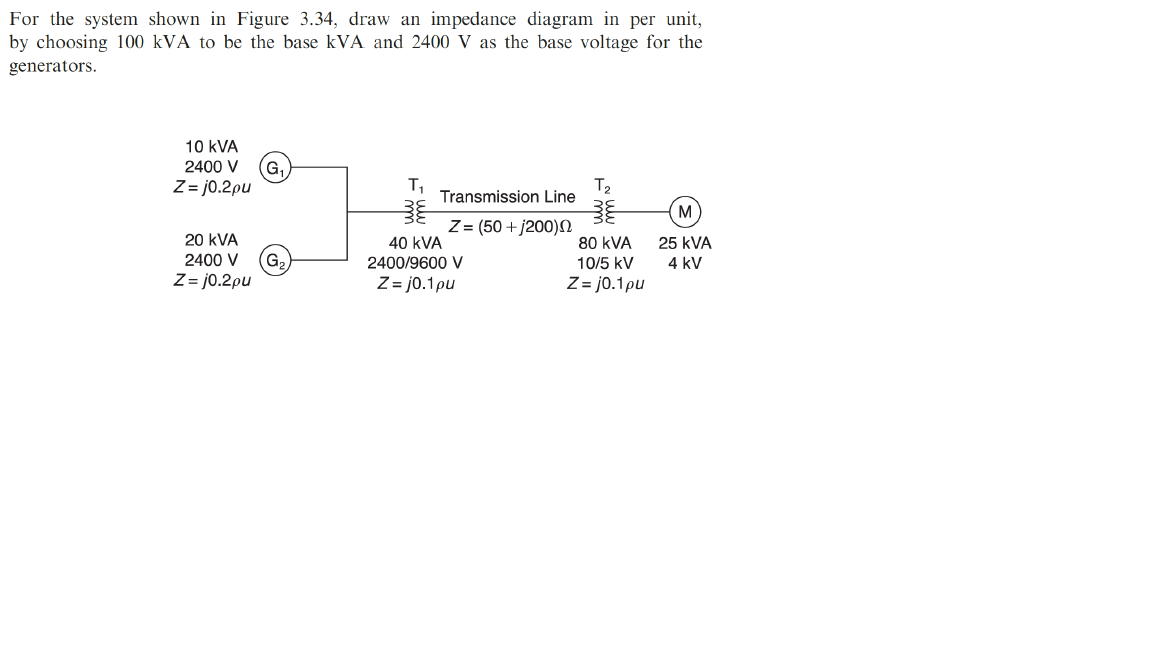 Solved For the system shown in Figure 3.34, draw an | Chegg.com