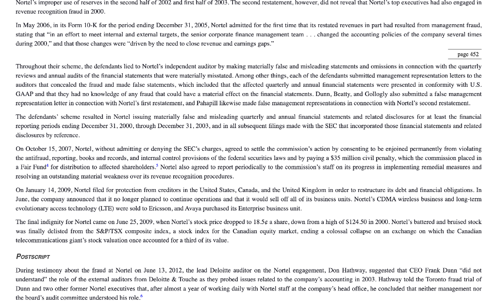 Case 7-1 Nortel Networks Canada-based Nortel Networks | Chegg.com