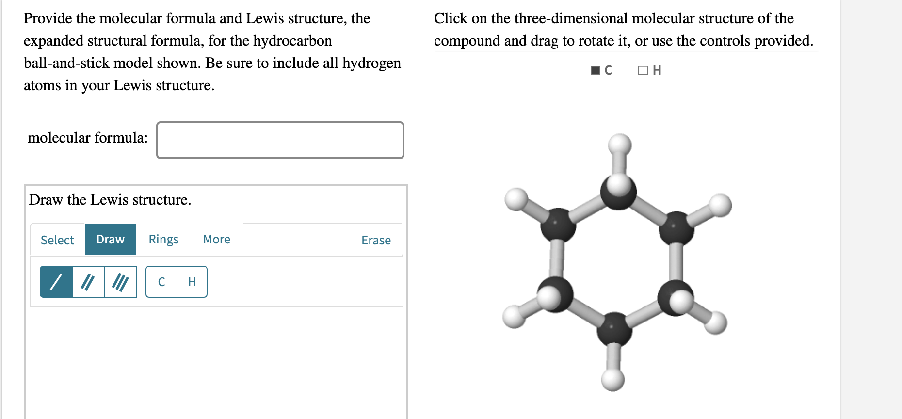 Solved Click on the three-dimensional molecular structure of | Chegg.com
