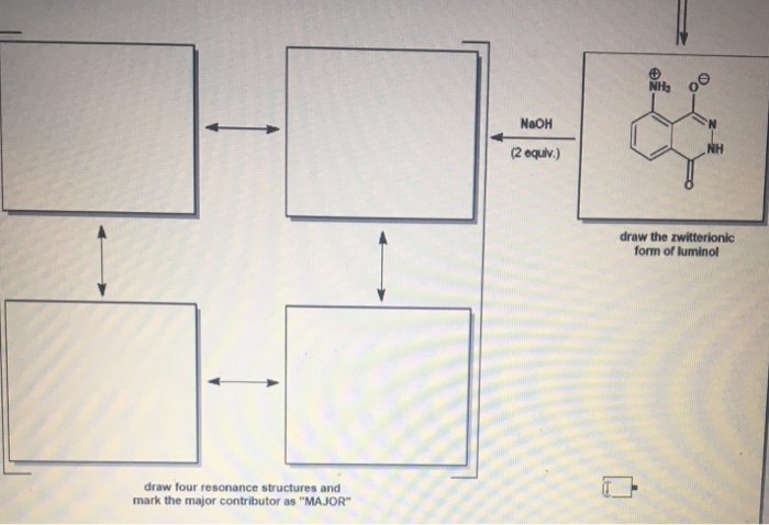 Solved draw four resonance structures and mark the major | Chegg.com