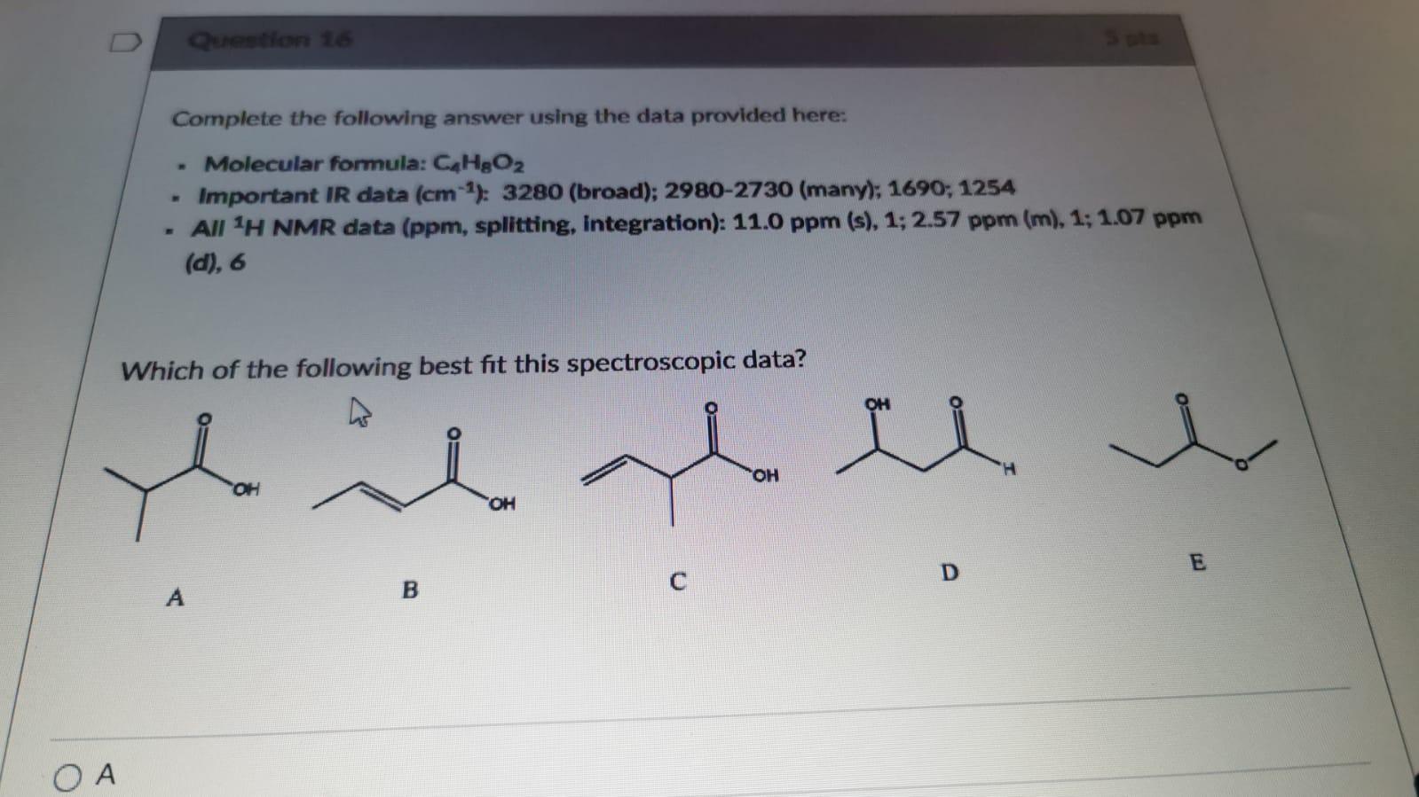 Solved Complete the following answer using the data provided | Chegg.com