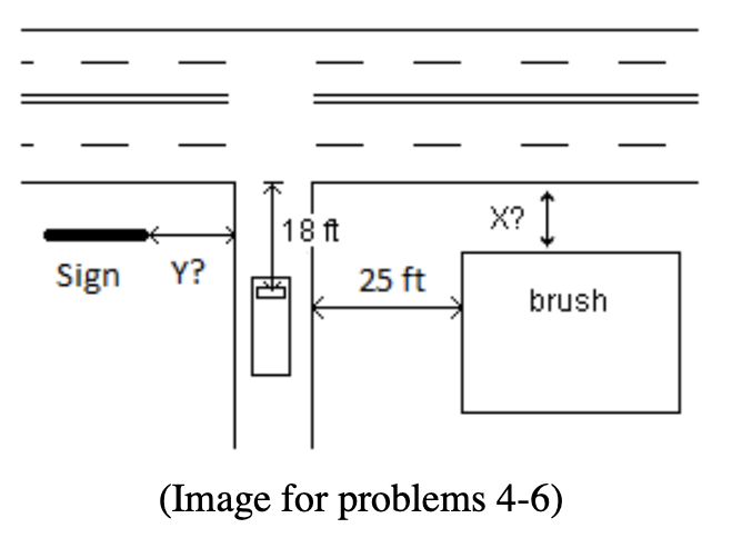 Solved Suppose you are evaluating intersection sight | Chegg.com
