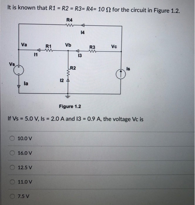 Solved It is known that R1-R2-R3-R4-10 Ω for the circuit in | Chegg.com
