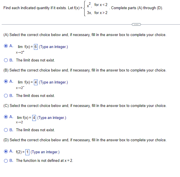 Solved Find each indicated quantity if it exists. Let | Chegg.com