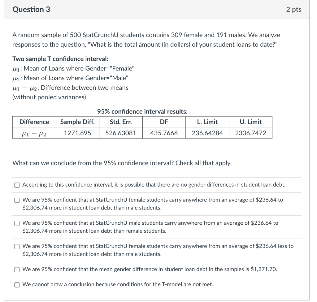 Solved A random sample of 500 StatCrunchU students contains | Chegg.com