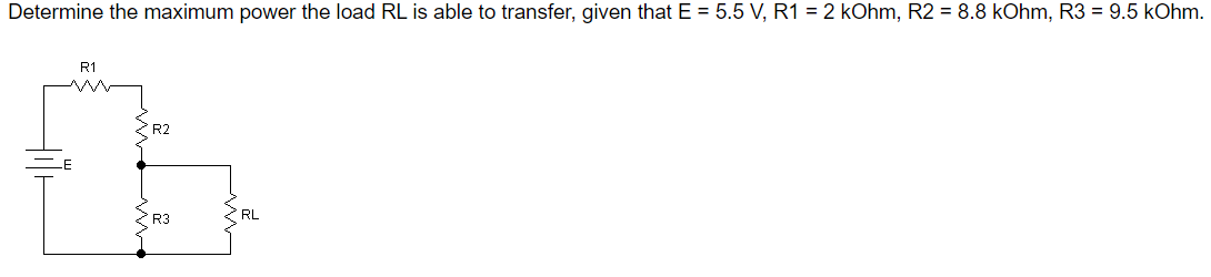 Solved Determine the maximum power the load RL is able to | Chegg.com
