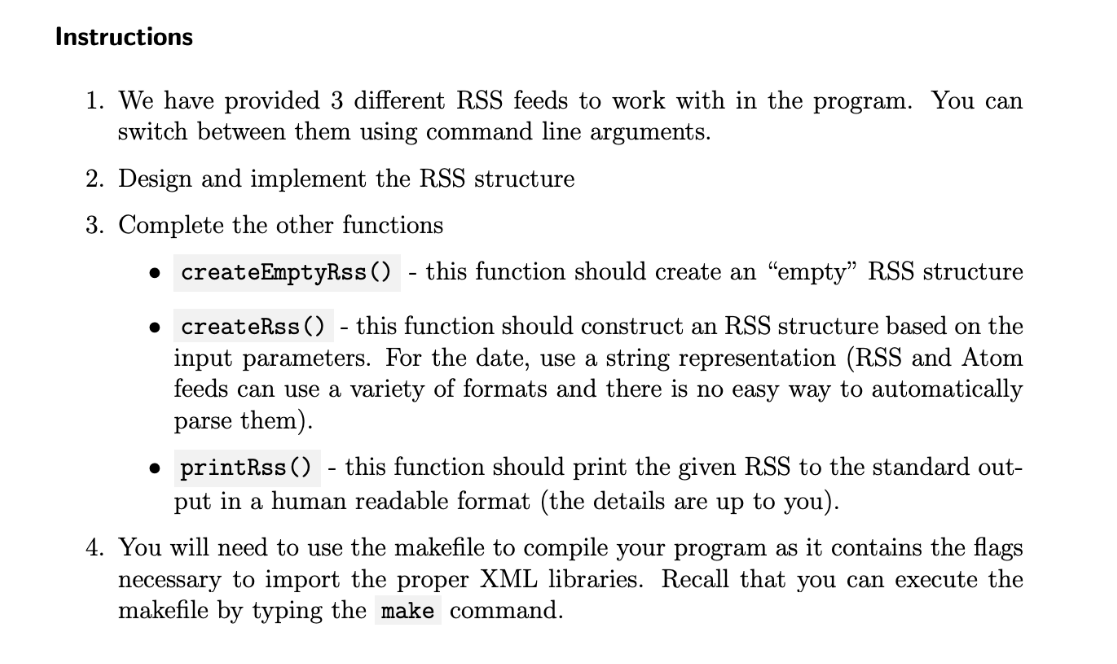 Solved In this activity, you will complete the RSS Client | Chegg.com