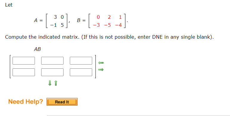 Solved Let 02 1 -3 -5 -4 Compute the indicated matrix. (If | Chegg.com Solved Let 02 1 -3 -5 -4 Compute the indicated matrix. (If | Chegg.com