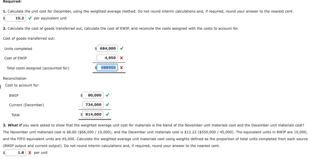 Solved Cost Information and the Weighted Average Method | Chegg.com