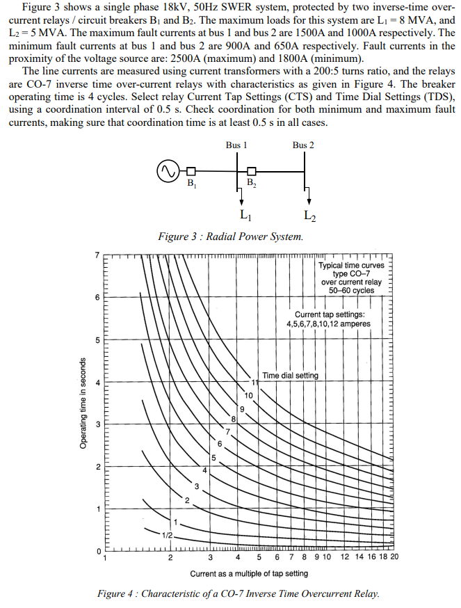 Solved Figure 3 shows a single phase 18kV,50 Hz SWER system, | Chegg.com