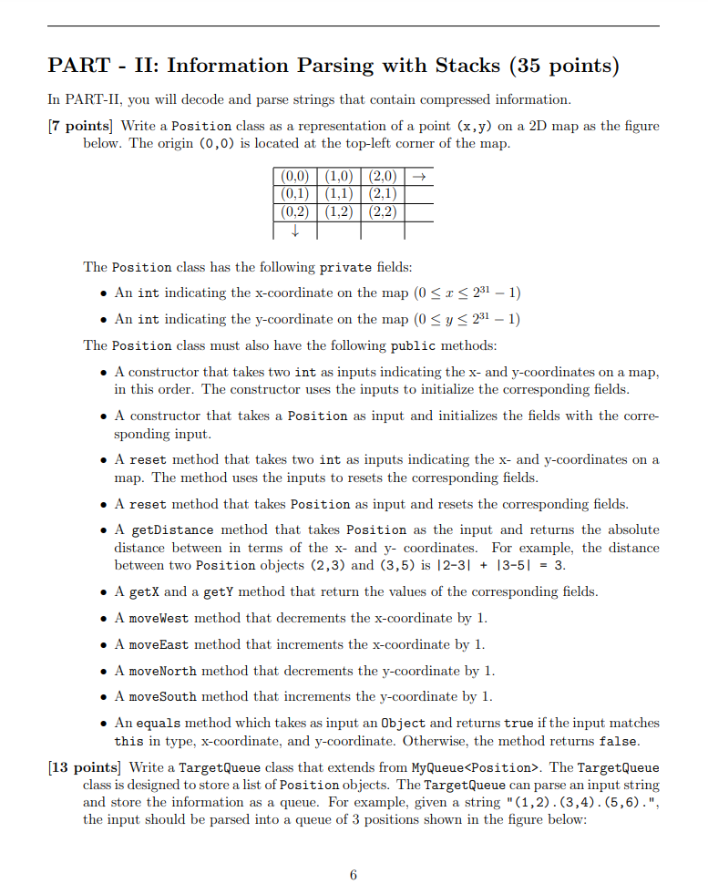 Solved Java coding due soon You are NOT allowed to import | Chegg.com