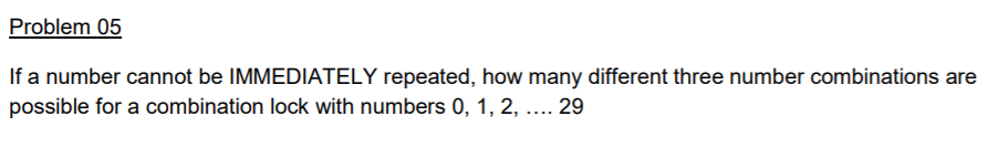 Solved Problem 05 If a number cannot be IMMEDIATELY | Chegg.com