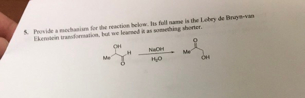 Solved Provide a mechanism for the reaction below. Its full | Chegg.com