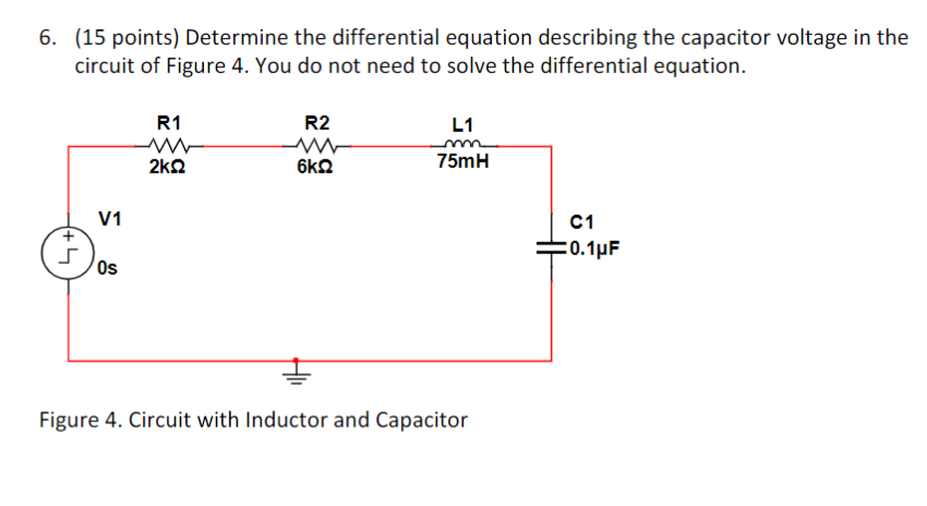 Solved Determine the differential equation describing the | Chegg.com