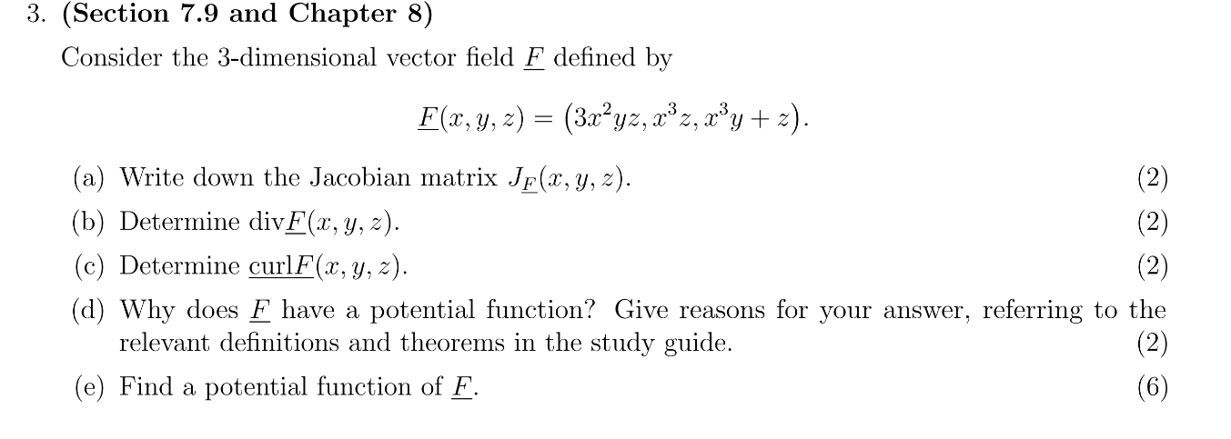 Solved 3. (Section 7.9 and Chapter 8 ) Consider the 3 | Chegg.com