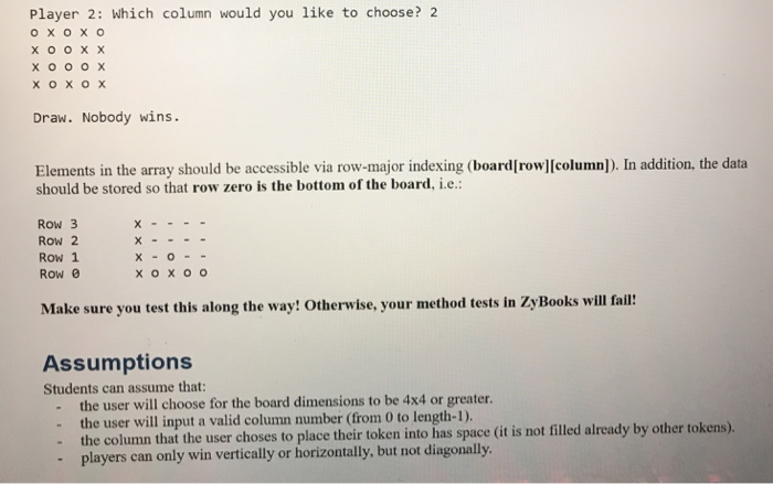 Solved Lab 05: Connect-Four Overview This lab is designed to | Chegg.com