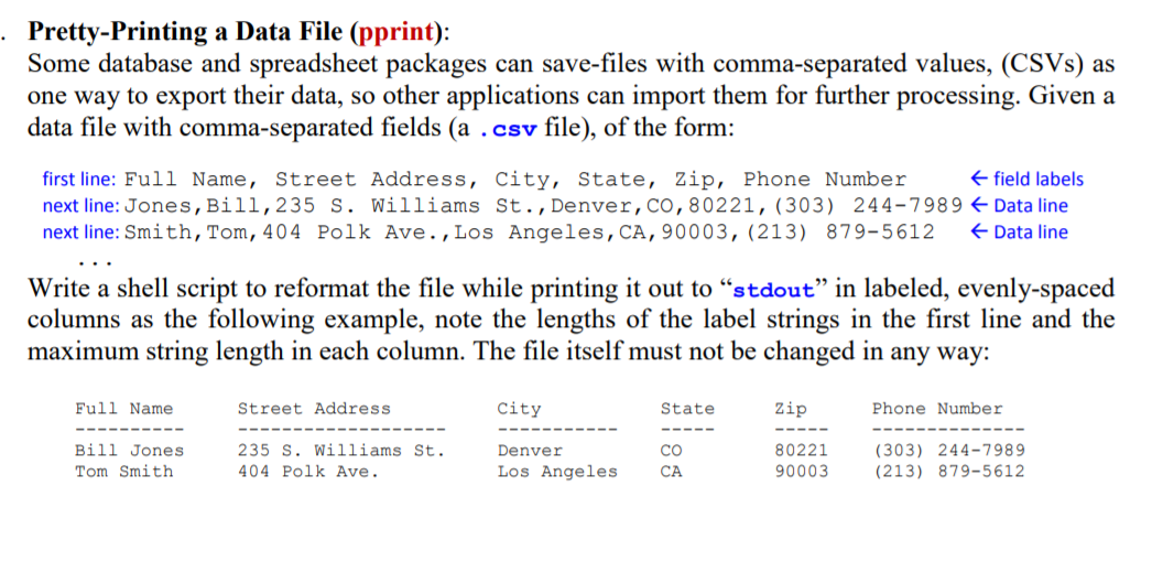 Solved Q-Write generalized bash-shell scripts that are able | Chegg.com