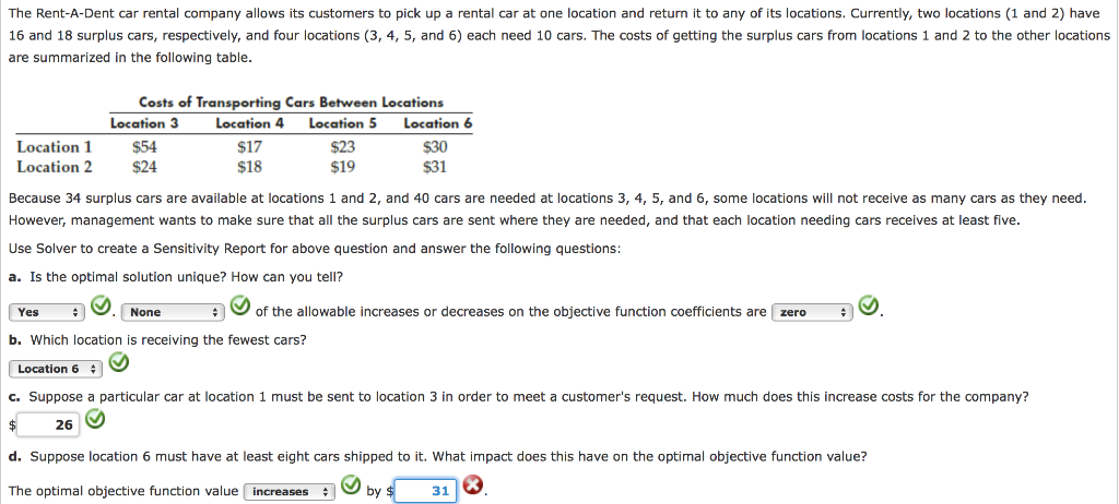 The Rent-A-Dent car rental company allows its | Chegg.com