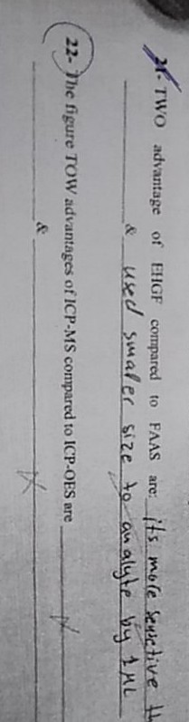 Solved 21. TWO advantage of EHGF compared to FAAS are: its | Chegg.com