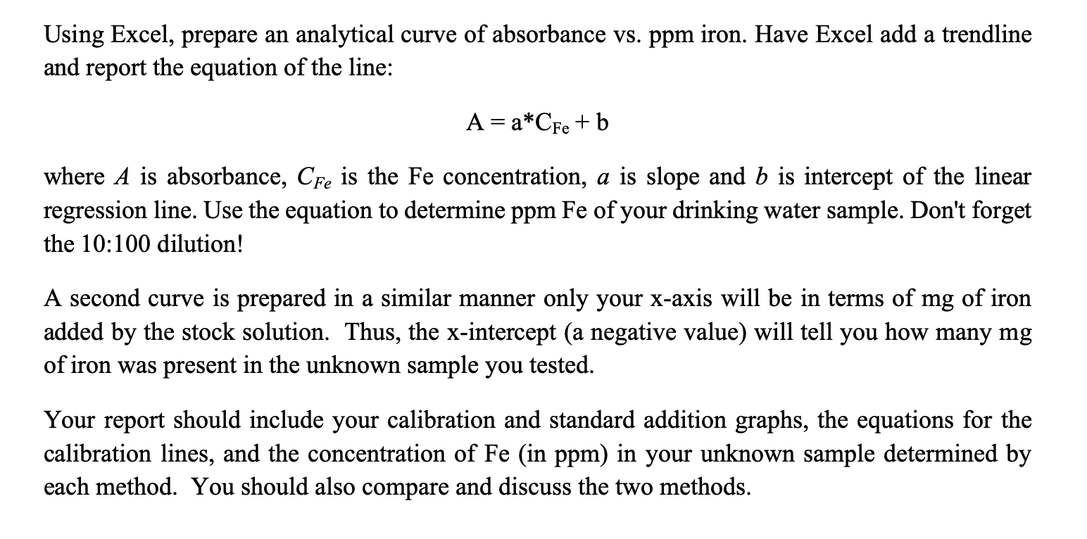 Solved by an EXPERT I am stuck on how to prepare the second curve and the | Chegg.com