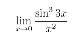 Solved sin 3x lim r-0 x | Chegg.com