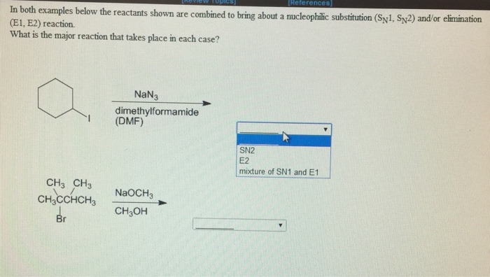 Solved In both examples below the reactants shown are | Chegg.com