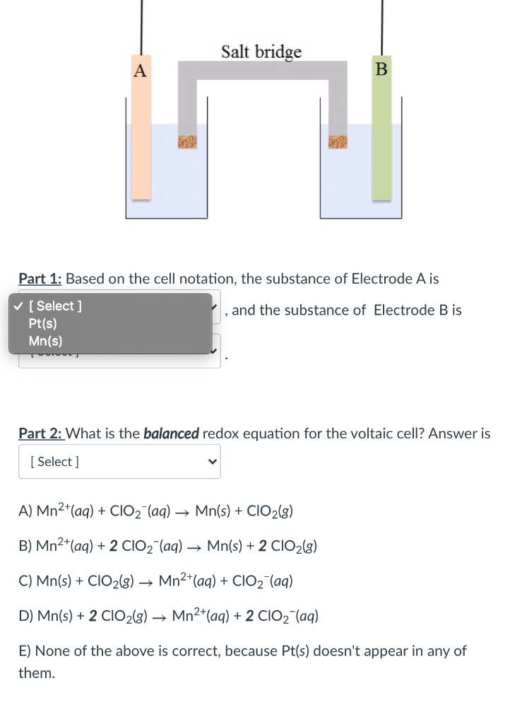 Solved The following redox reaction is conducted with [Al3+] | Chegg.com