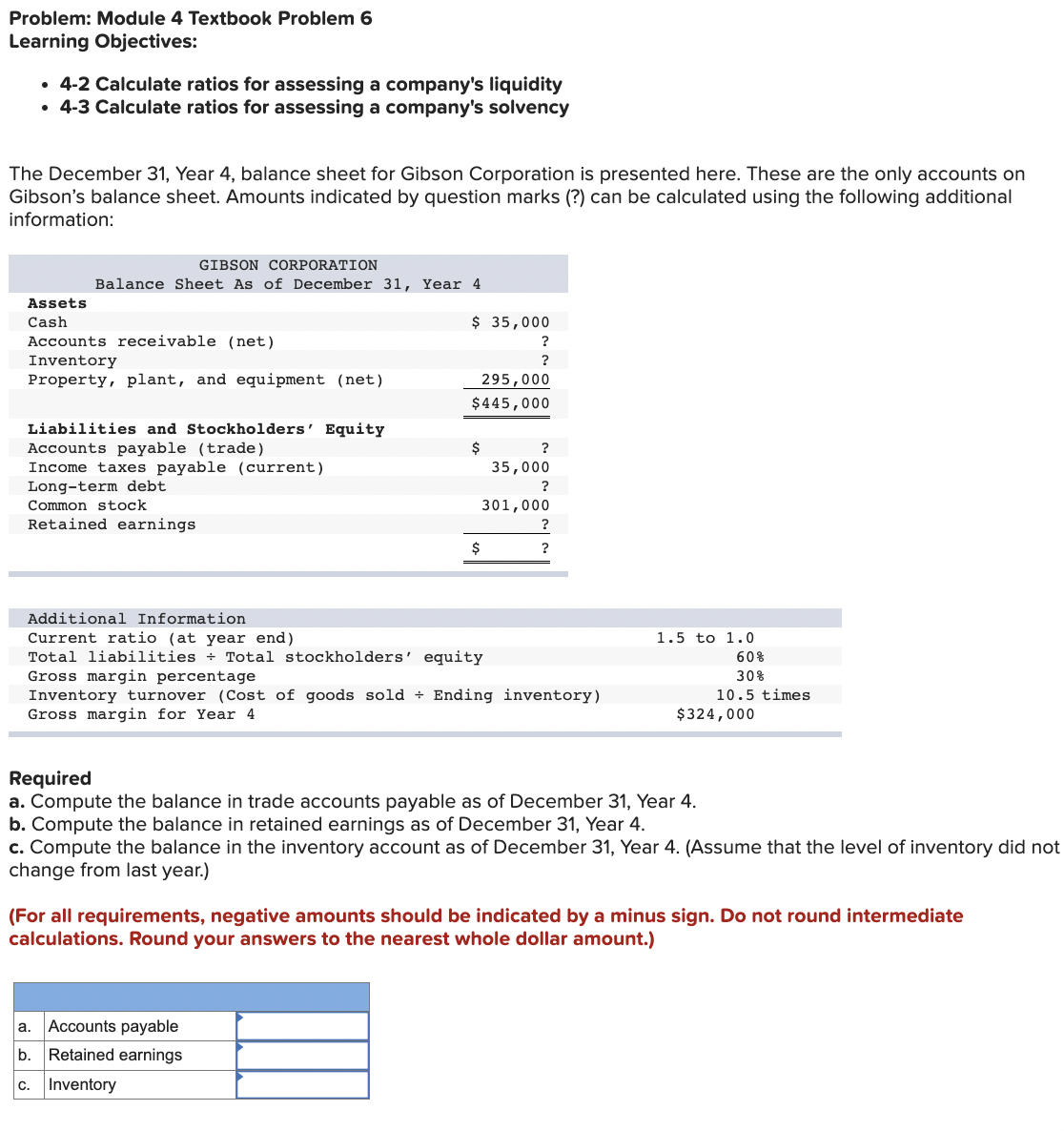 Solved Problem: Module 4 Textbook Problem 6 Learning | Chegg.com