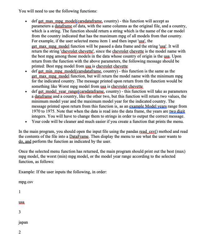 23.4 PROJECT 4: Using Pandas for data analysis and | Chegg.com