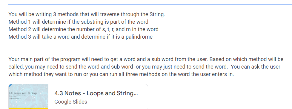 Solved You will be writing 3 methods that will traverse | Chegg.com
