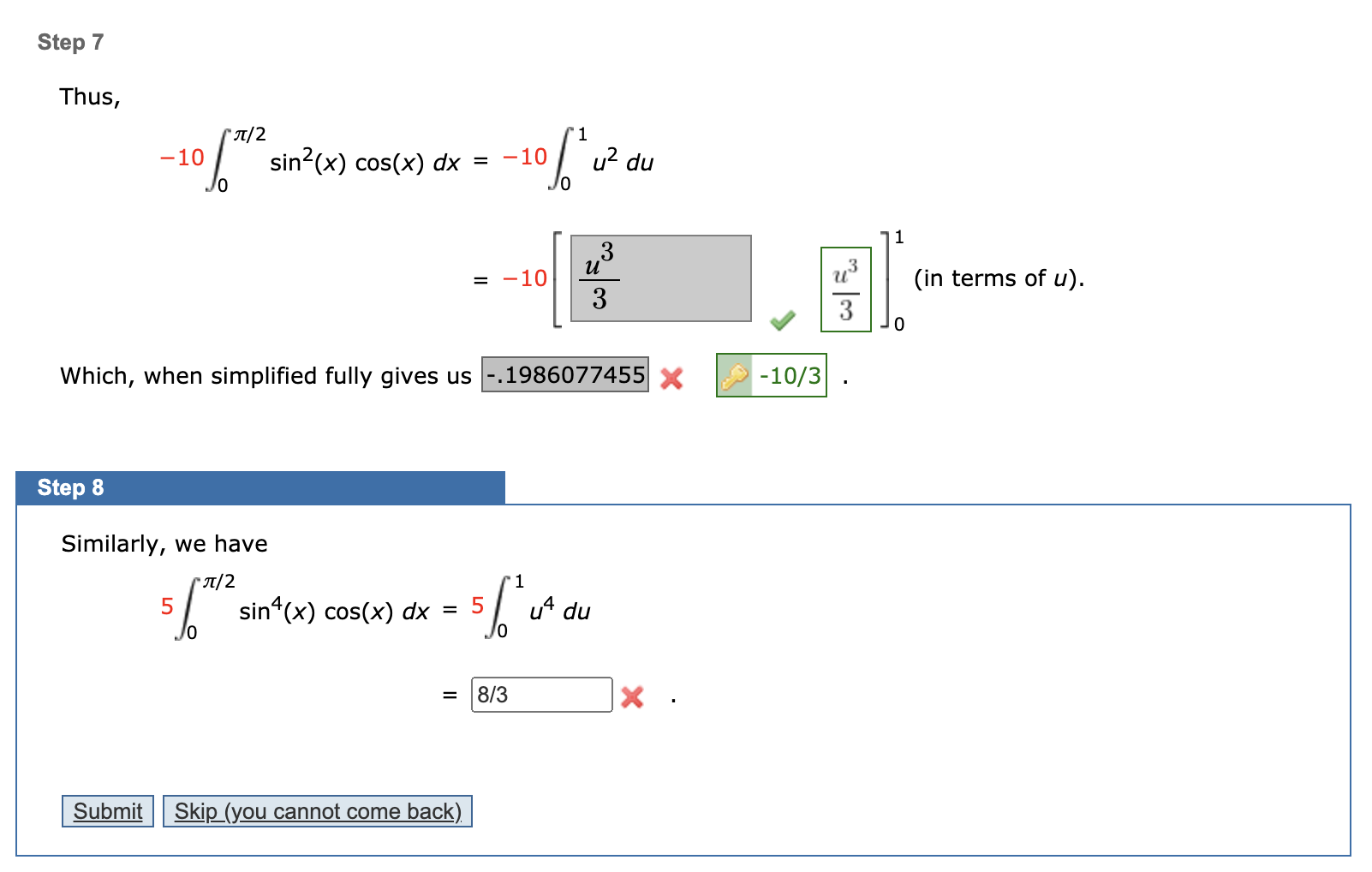 Solved Evaluate the integral. (Use C for the constant of | Chegg.com