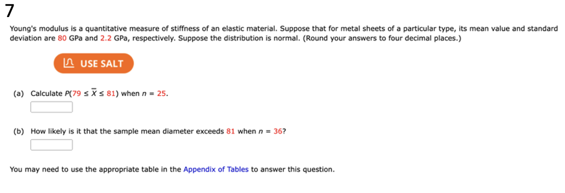 Solved Young's modulus is a quantitative measure of | Chegg.com