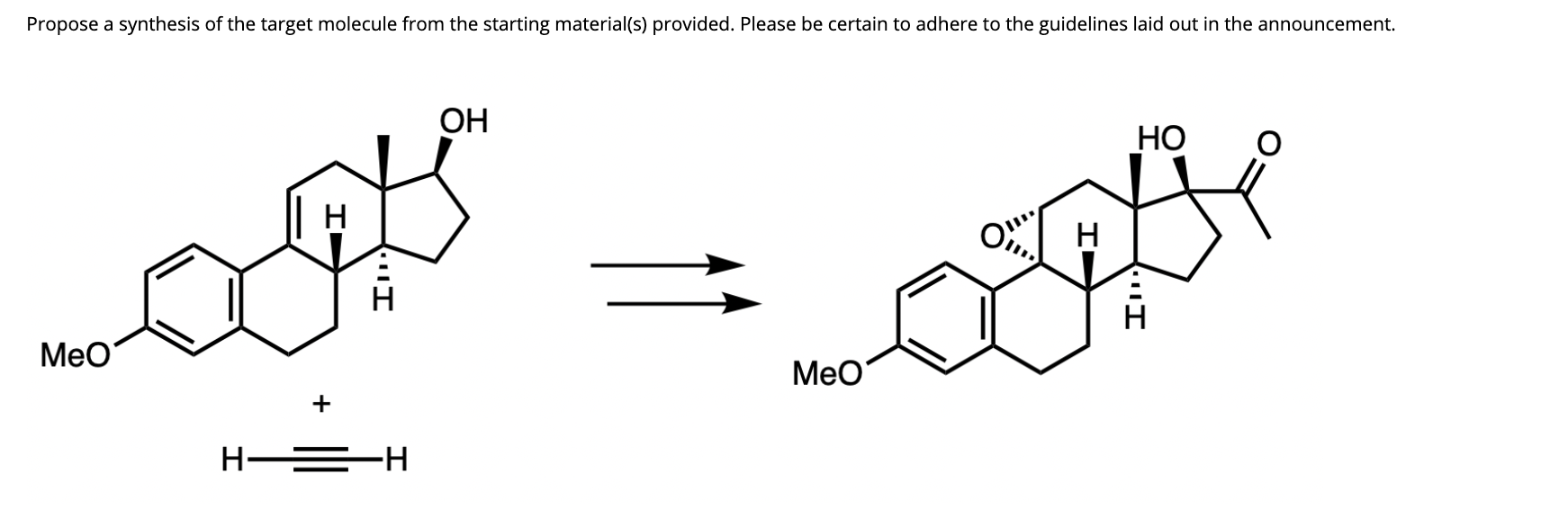 Solved Using the molecules provided, propose a synthesis of | Chegg.com