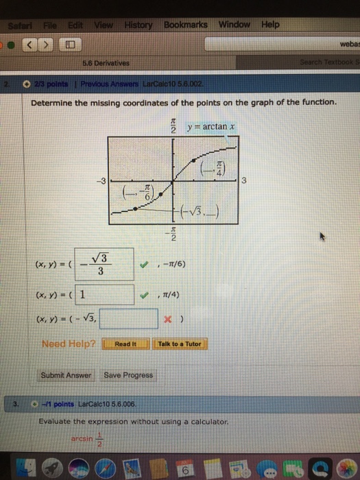 Solved Determine The Missing Coordinates Of The Points On