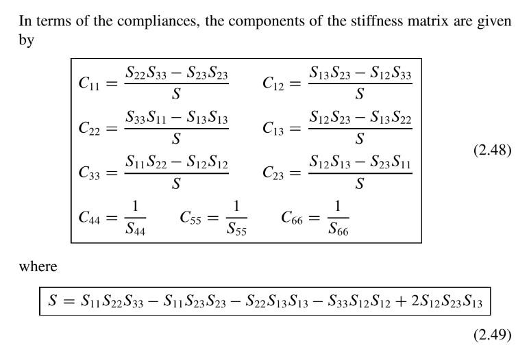 Solved As a result the compliance matrix, and therefore the | Chegg.com