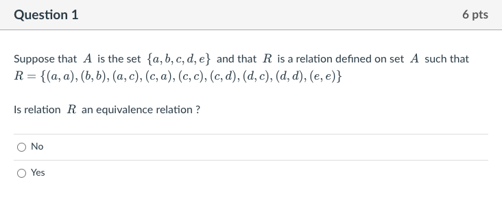 Solved Suppose that A is the set {a,b,c,d,e} and that R is a | Chegg.com