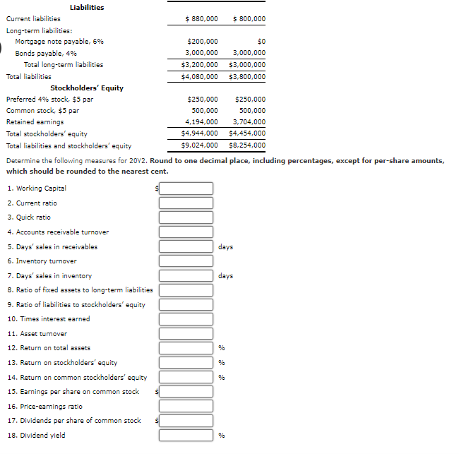 Solved Measures of liquidity, solvency, and profitability | Chegg.com