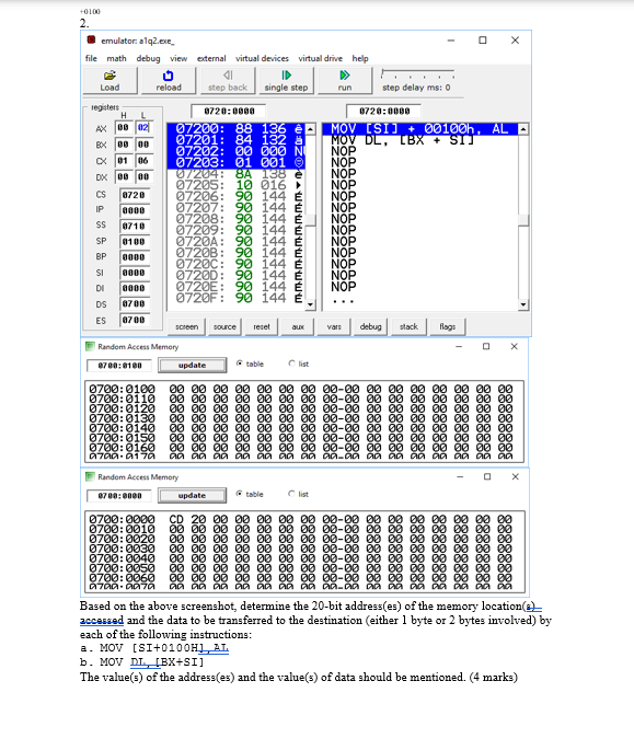 Solved Based on the above screenshot, determine the 20-bit | Chegg.com