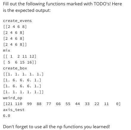 Solved Fill out the following functions marked with TODO's! | Chegg.com