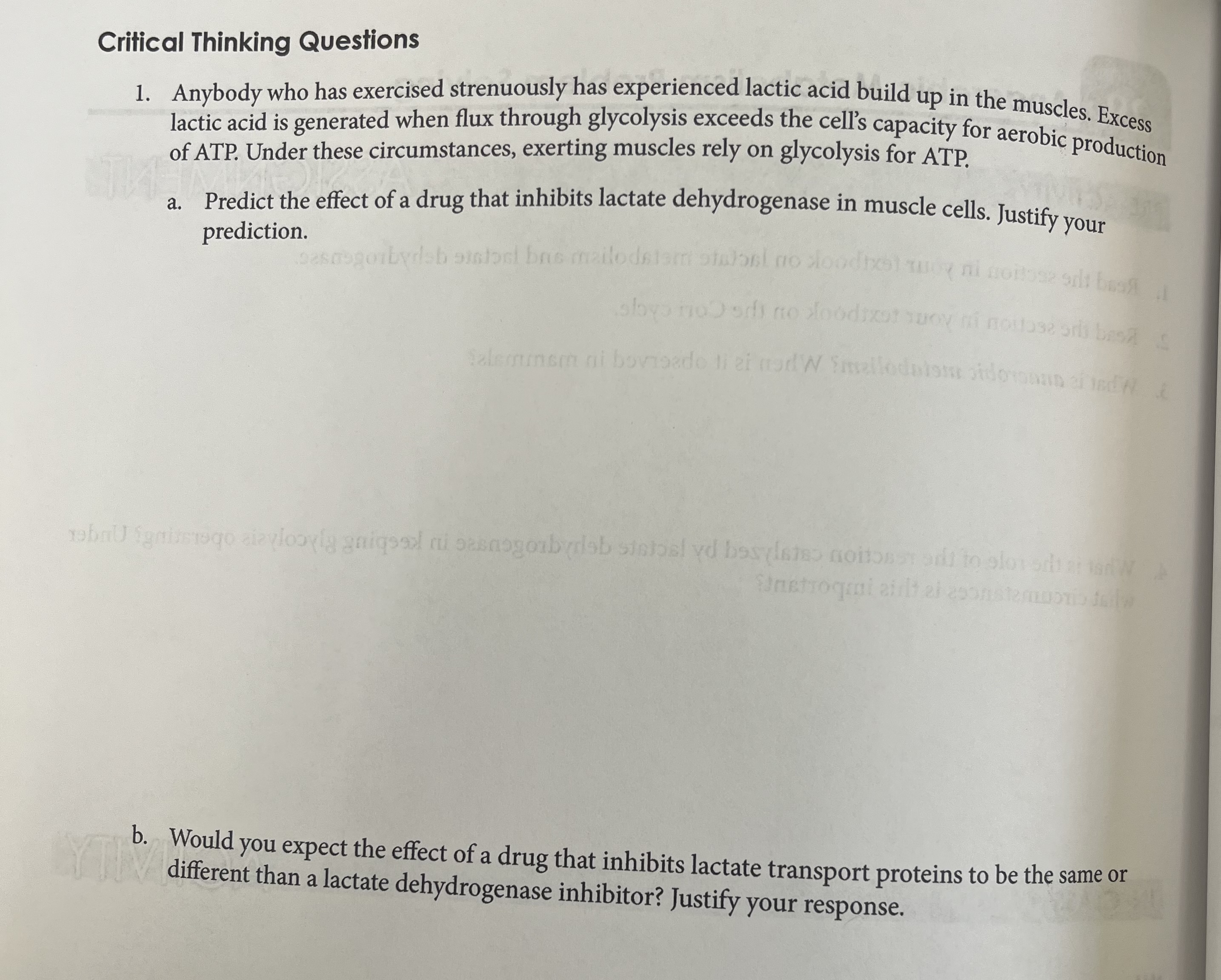 Solved ritical Thinking Questions 1. Anybody who has | Chegg.com