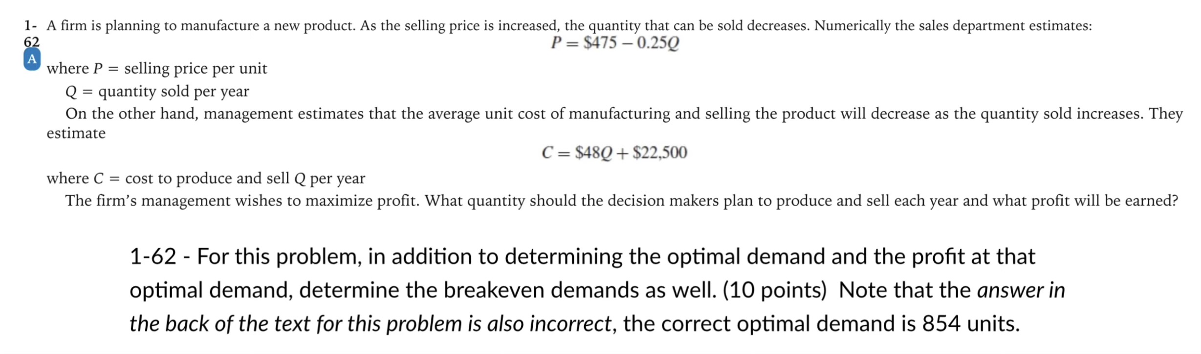 Solved 1-62 - ﻿For this problem, in addition to determining | Chegg.com