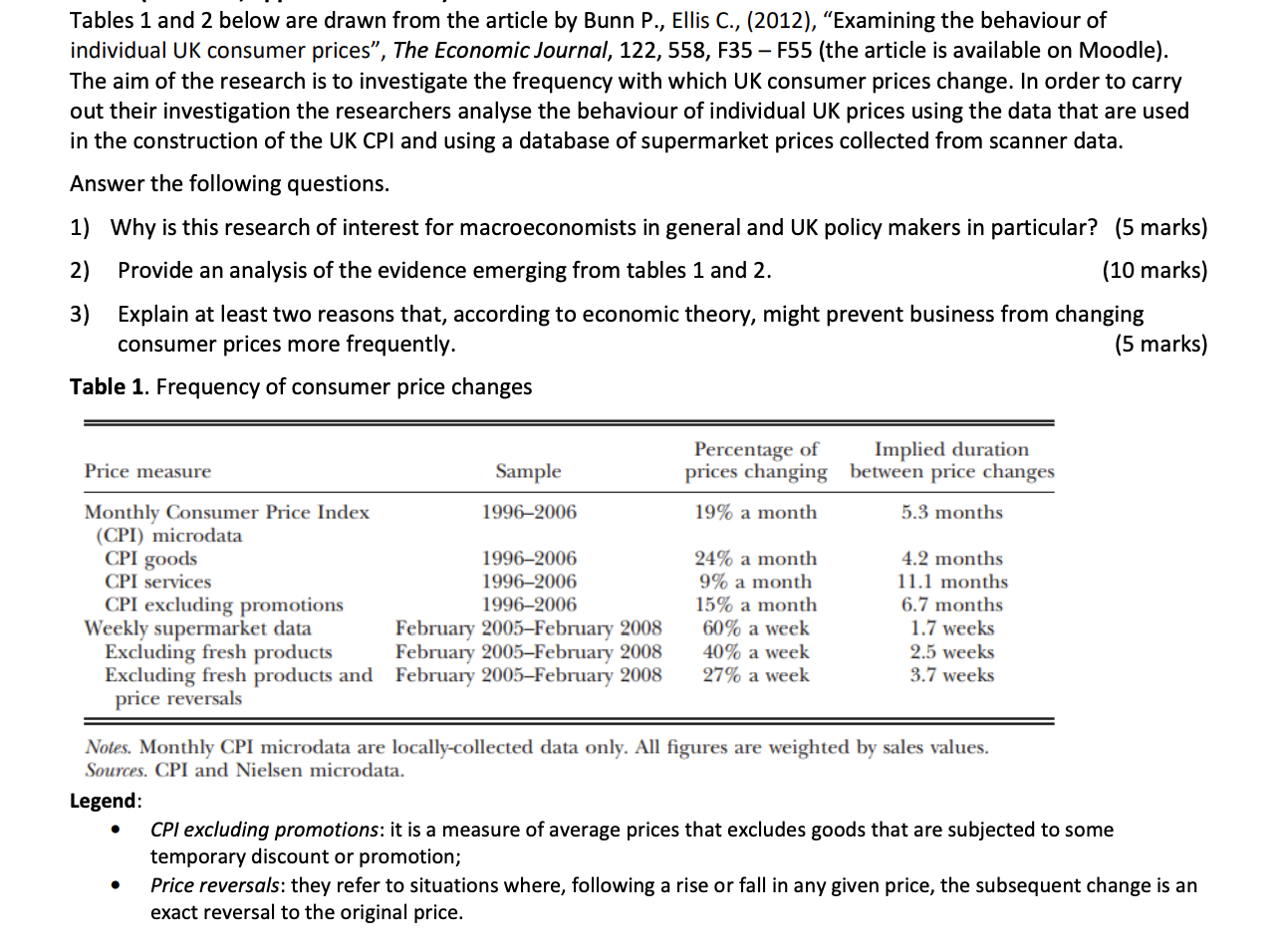 Solved Tables 1 and 2 below are drawn from the article by | Chegg.com