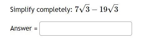 Solved Simplify completely: 732-1932Answer = | Chegg.com