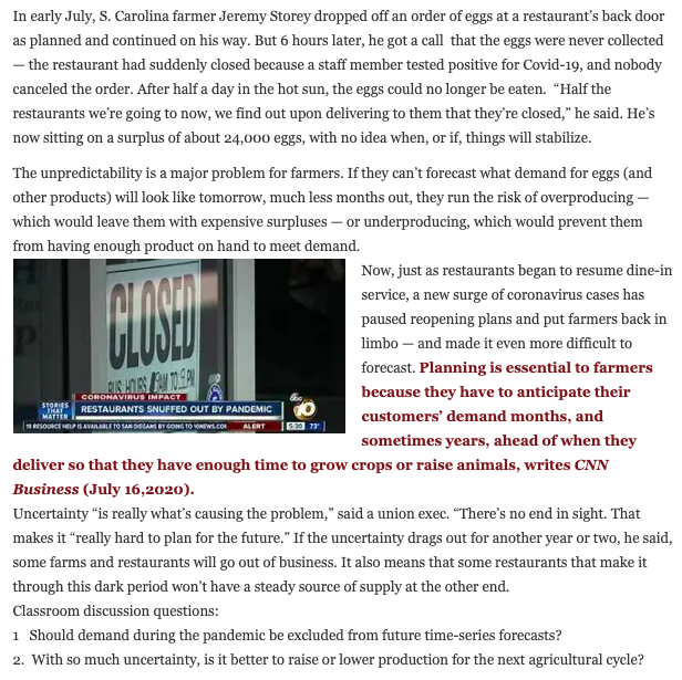 Solved In early July, S. Carolina farmer Jeremy Storey | Chegg.com