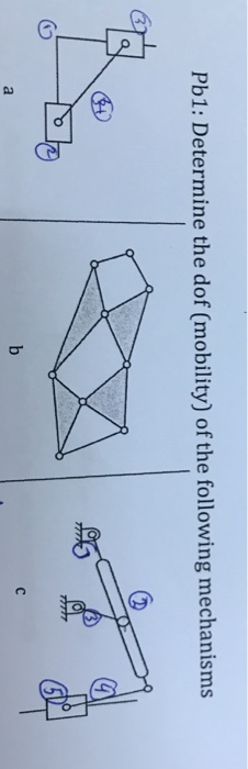 Solved Pb1: Determine the dof (mobility) of the following | Chegg.com Solved Pb1: Determine the dof (mobility) of the following | Chegg.com