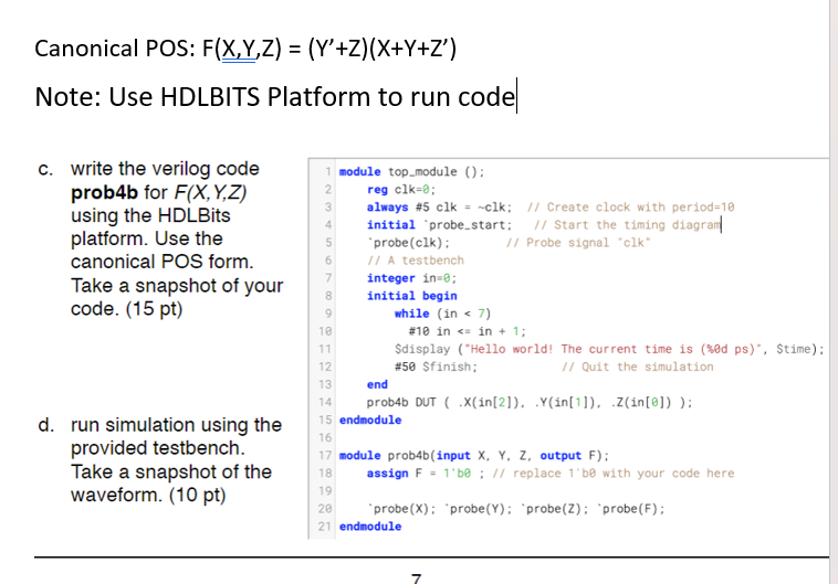 Solved Canonical POS: F(X,Y,Z)=(Y′+Z)(X+Y+Z′) Note: Use | Chegg.com
