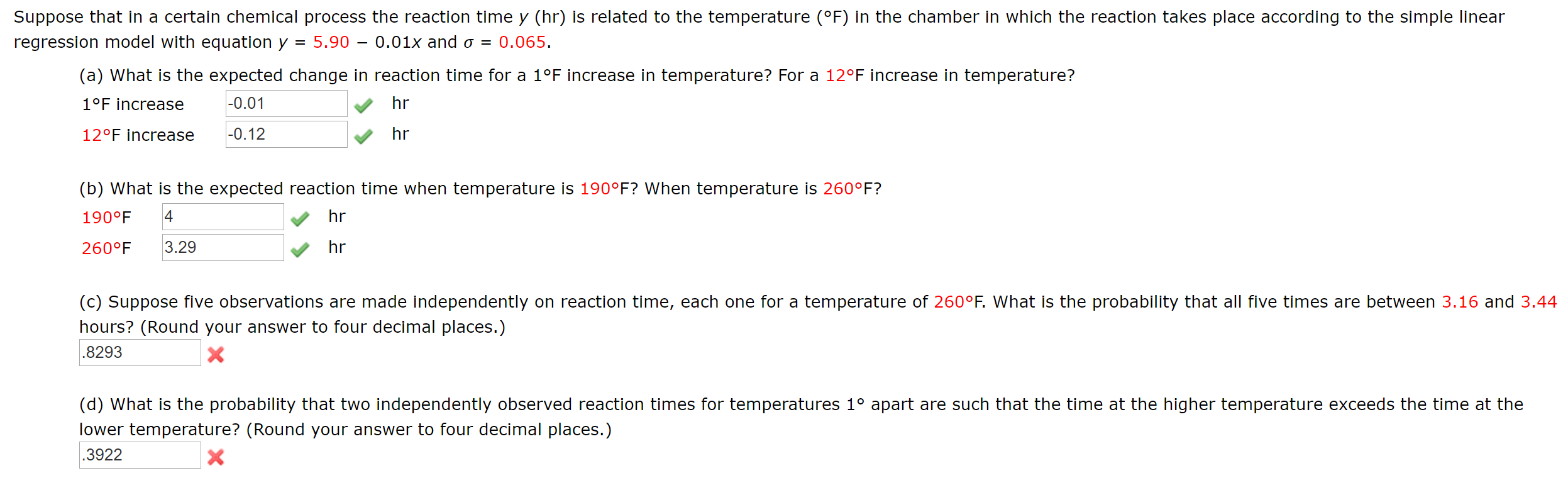 Solved Suppose That In A Certain Chemical Process The