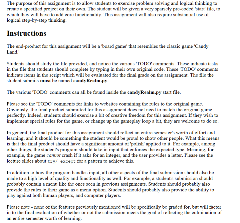 The purpose of this assignment is to allow students | Chegg.com