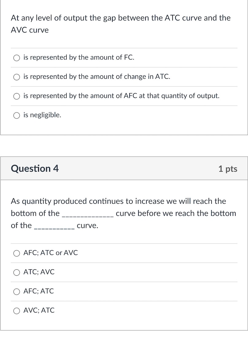 Solved We never get any dis-economies of scale with FC VC | Chegg.com